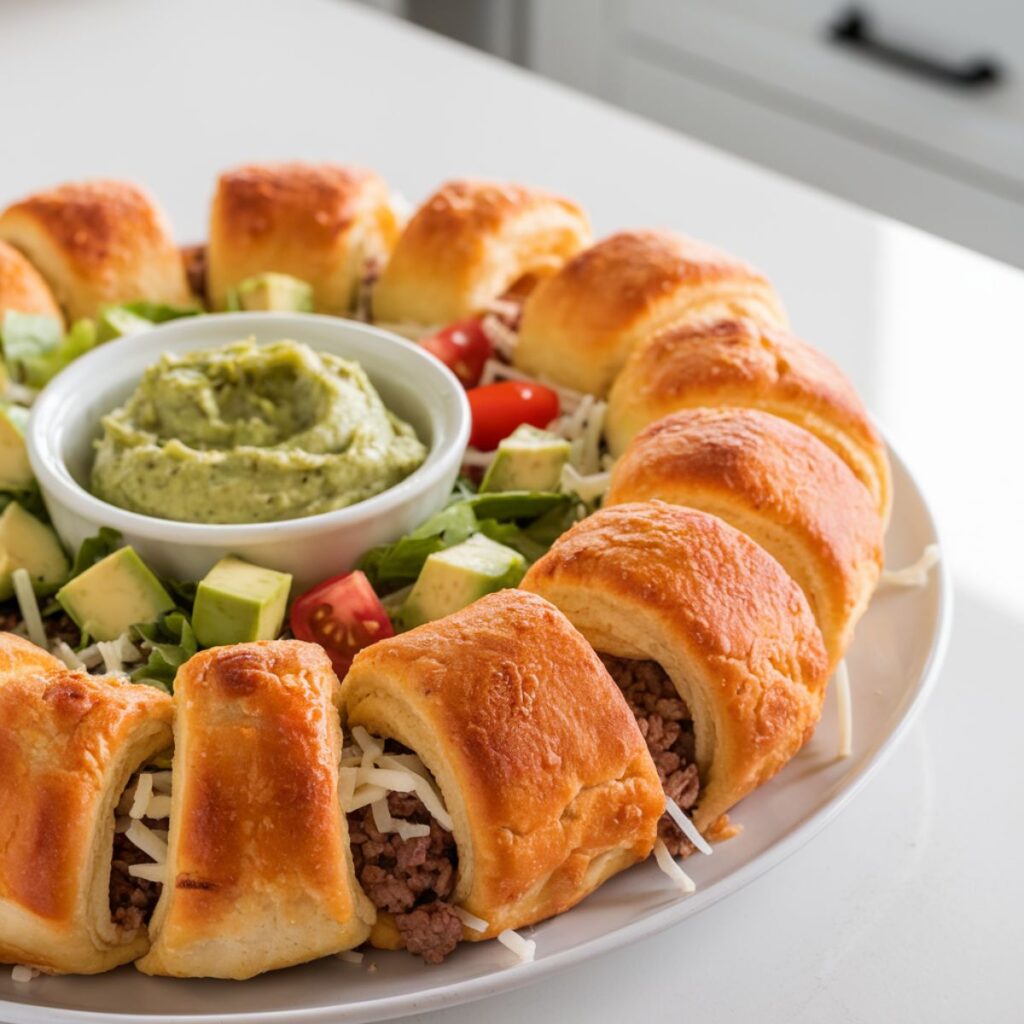 Easy Taco Ring Recipe – A Fun Twist on Taco Night!