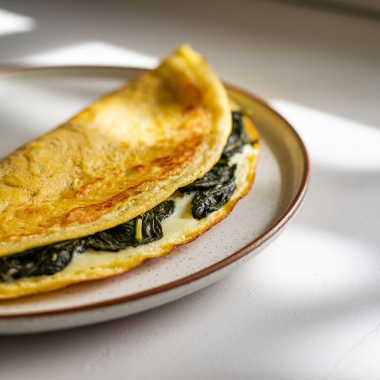 Spinach Omelette Recipe – A Healthy Breakfast in 10 Minutes