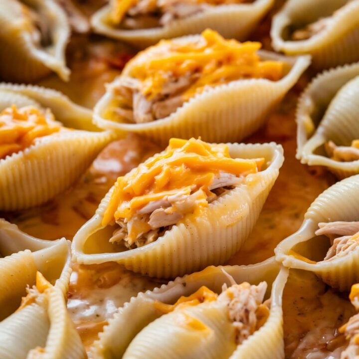 Easy 5-Ingredient Chicken Stuffed Shells Recipe