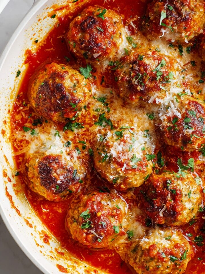 Quick Easy 20-Min Italian Chicken Meatballs Recipe