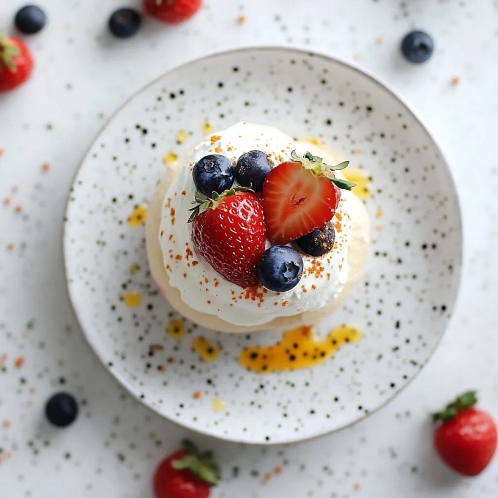 Perfect Mini Pavlova Recipe - Ready in 20 Minutes!