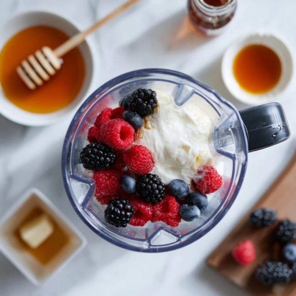 Healthy Yogurt Berry Smoothie - Boost Energy in 5 Minutes