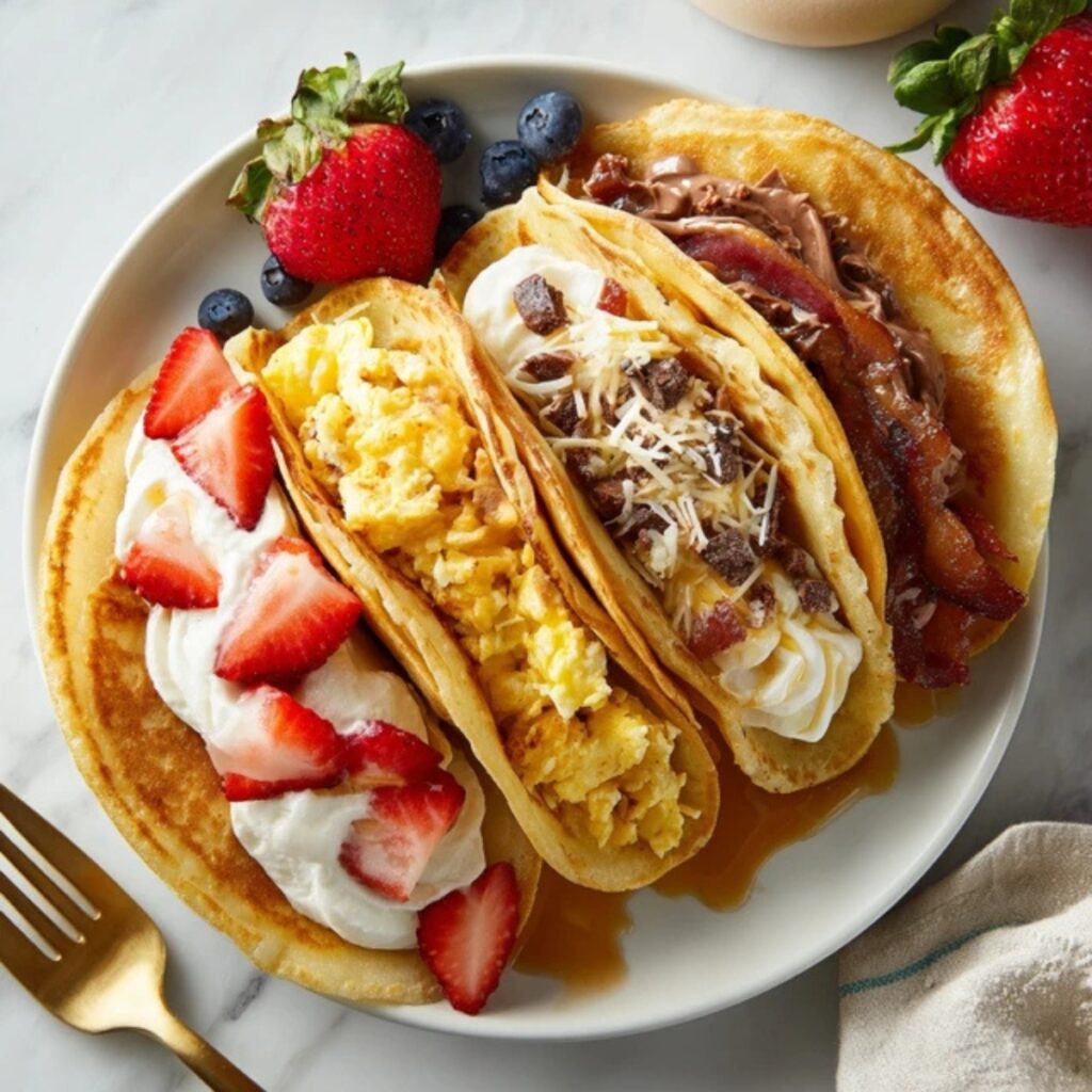 Easy Pancake Tacos Recipe - 4 Steps to Breakfast Bliss!