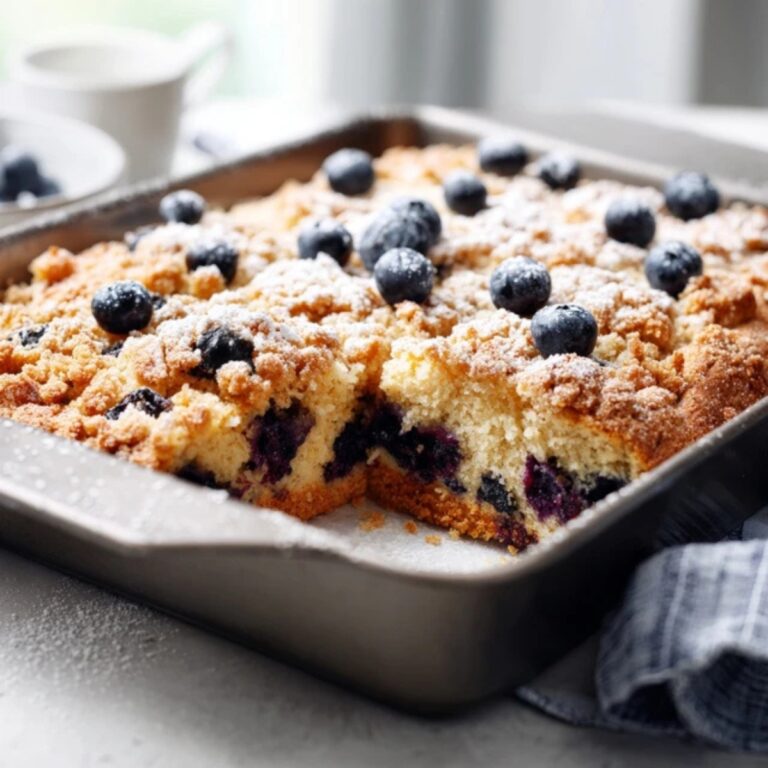 Easy Blueberry Breakfast Cake Recipe in 45 minutes