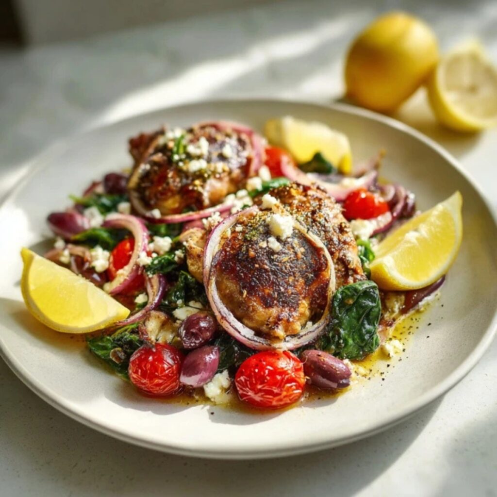Easy Mediterranean Chicken Recipe in 4 Simple Steps