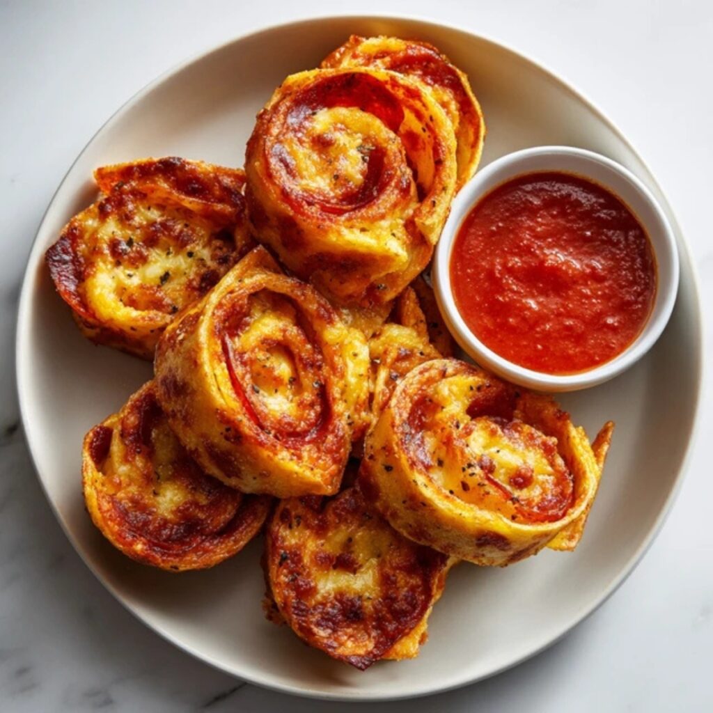 Easy Tortilla Pizza Rolls Recipe in 15 minutes!